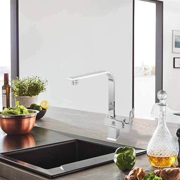 خرید و قیمت - شیر آشپزخانه فلت رویال برند قهرمان - فروشگاه زرین ساختمان